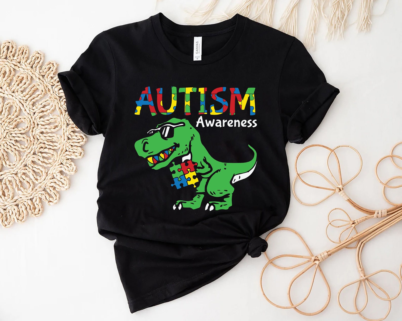 Autism Dino Shirt, Autism Awareness Shirt, Autism Support T-shirt, Gift ...