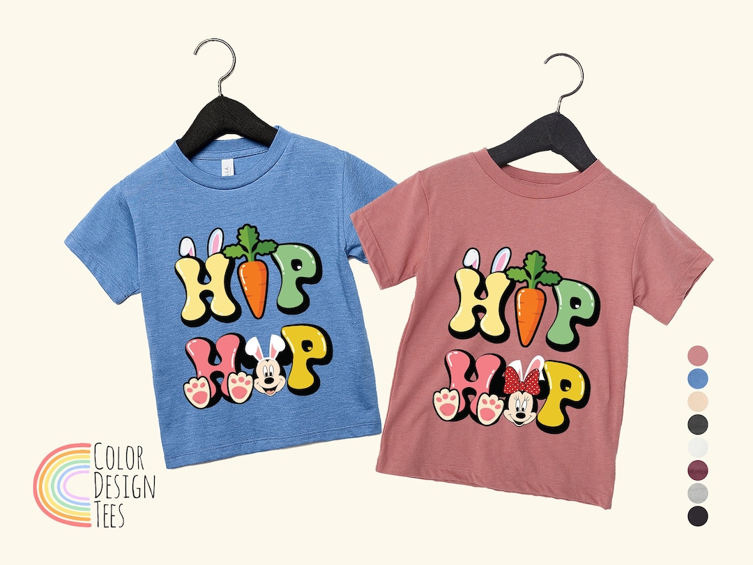 Mickey Minnie Hip Hop Shirt, Easter Day Shirt, Disney Easter Shirt ...