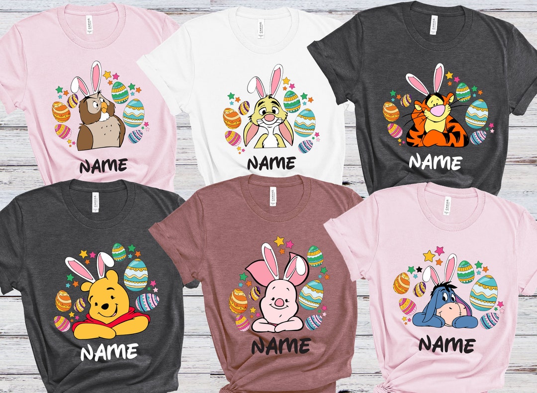 Disney Winnie the Pooh Easter Shirt, Easter Pooh Bear Shirt, Disney ...