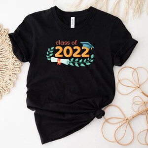 Class of 2022 Shirt, 2022 Graduation Shirt, School Graduation T Shirts ...