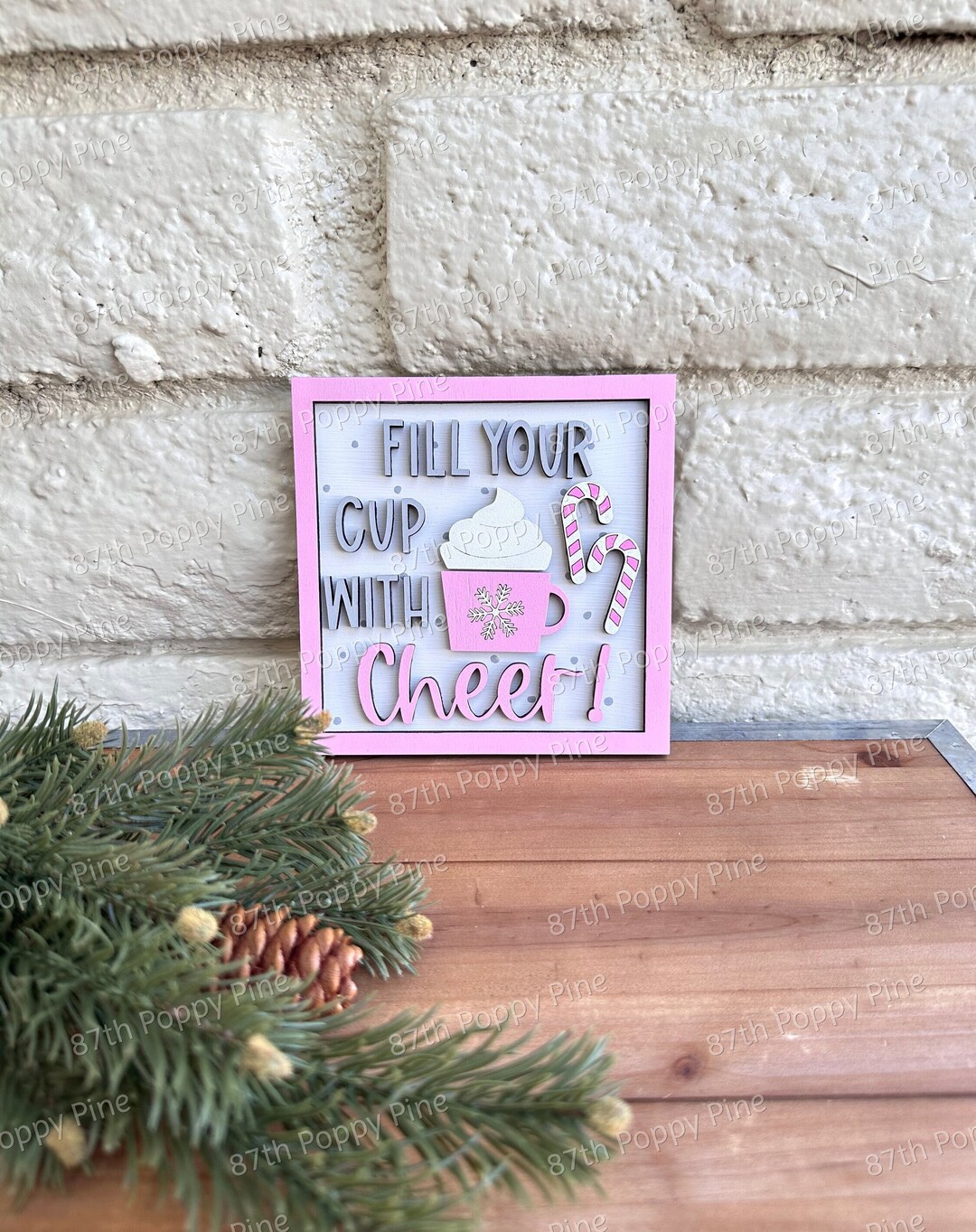 Pink Coffee Bar Sign, Pink Hot Cocoa Bar Sign, Hot Cocoa Station, Hot ...