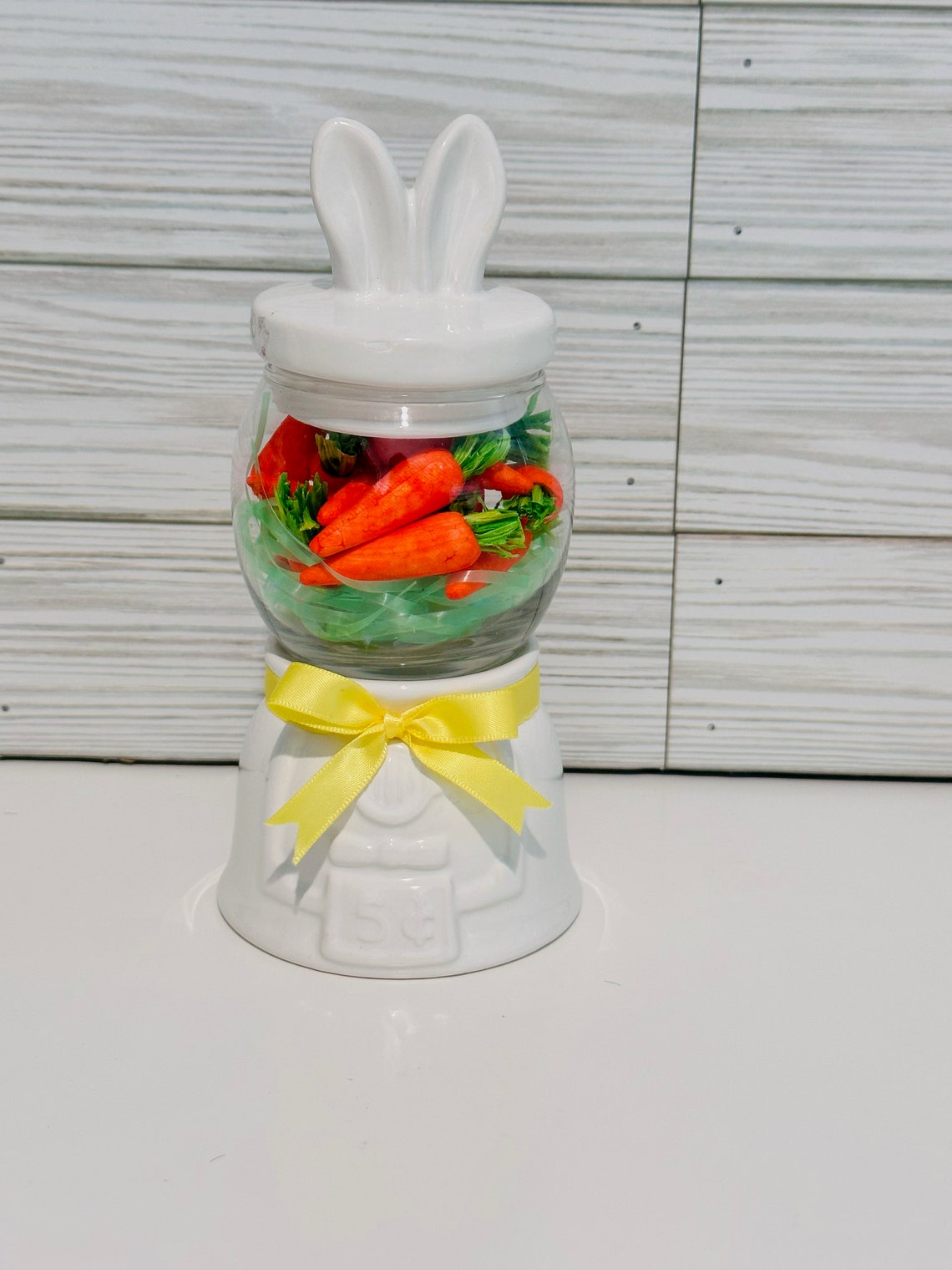 Mini Gumball Machines, Easter Tier Tray Decor, Bunny Ears Gumball ...