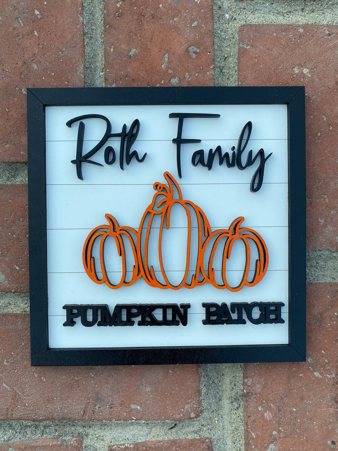 Personalized Pumpkin Patch Sign, Pumpkin Family Sign, Pumpkin Patch ...