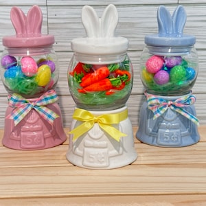 Mini Gumball Machines, Easter Tier Tray Decor, Bunny Ears Gumball ...