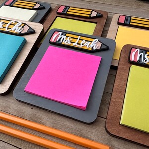 Personalized Teacher Gift Personalized Teacher Sticky Note - Etsy