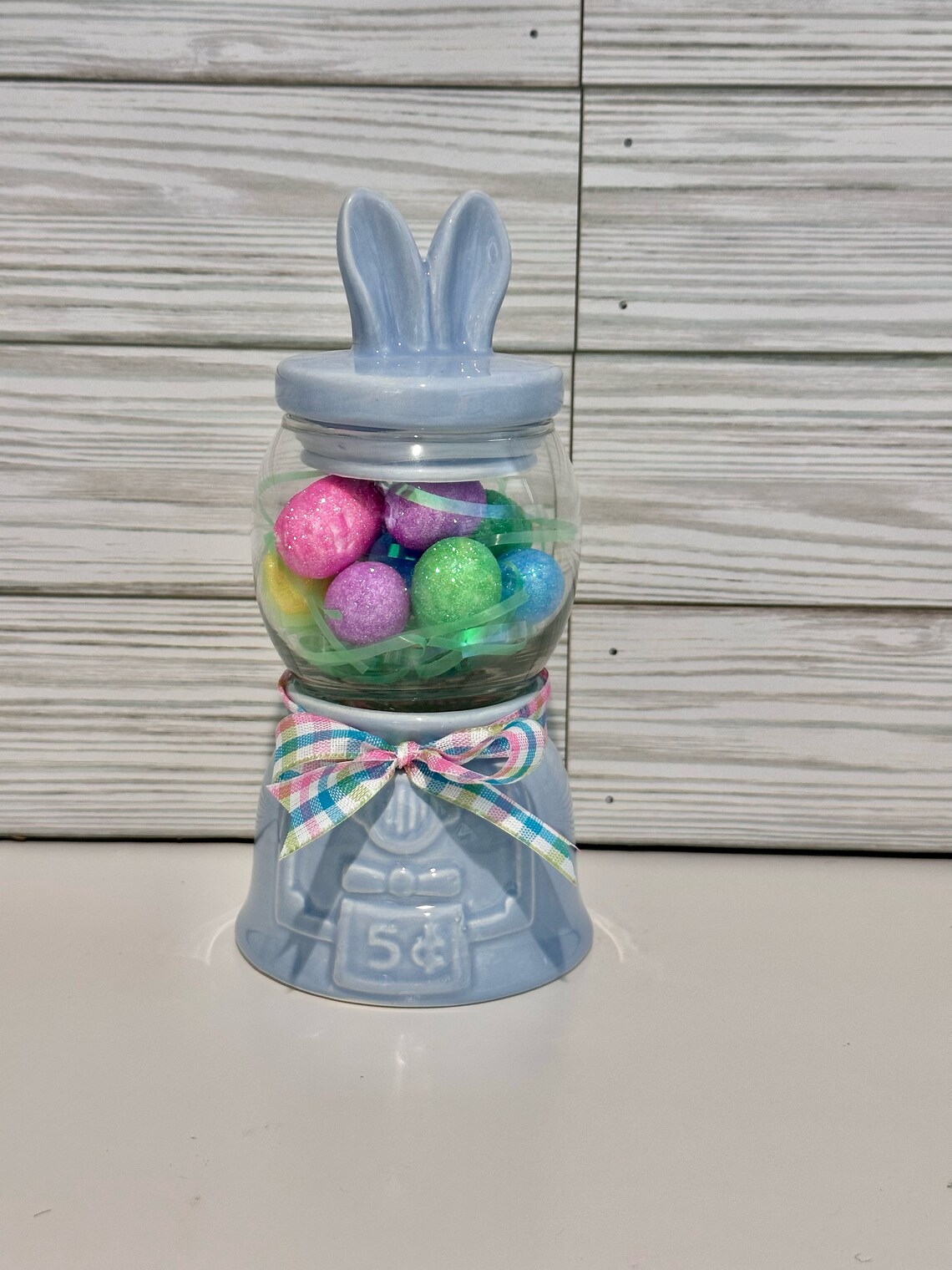 Mini Gumball Machines, Easter Tier Tray Decor, Bunny Ears Gumball ...