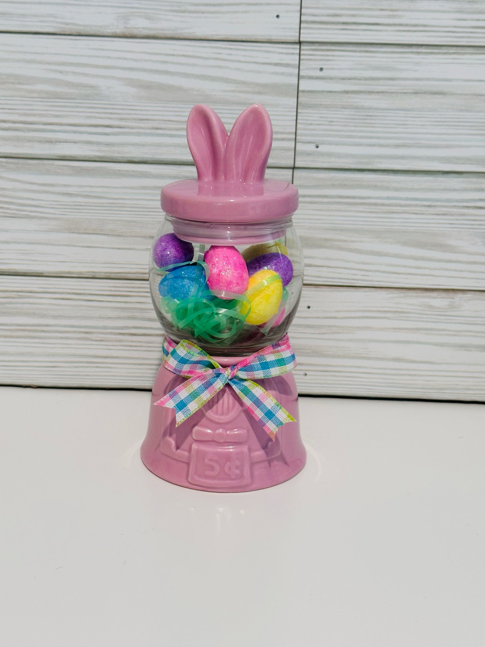 Mini Gumball Machines, Easter Tier Tray Decor, Bunny Ears Gumball ...