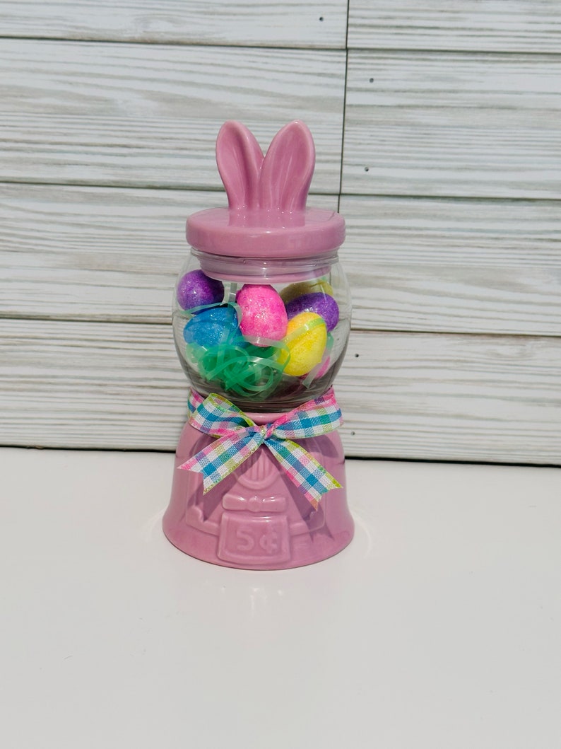 Mini Gumball Machines Easter Tier Tray Decor Bunny Ears - Etsy