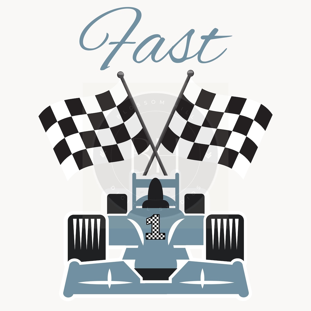 Fast One Birthday PNG, Race Car, First 1st Birthday Invite, Transparent ...