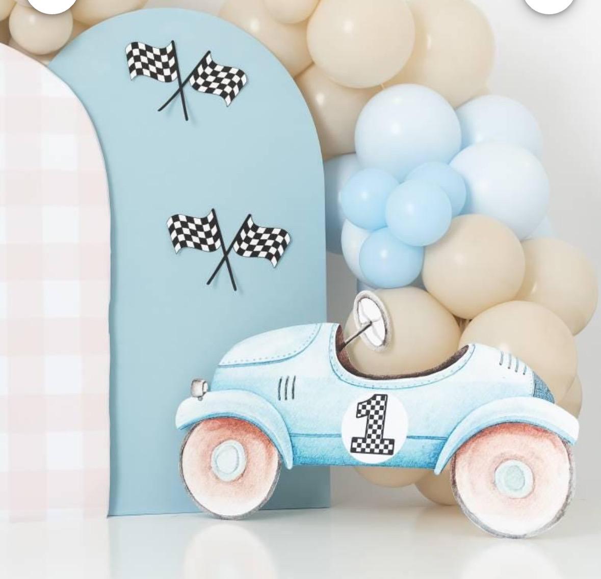 Vintage Race Car 1st Birthday PNG: Fast One Design (digital Download ...