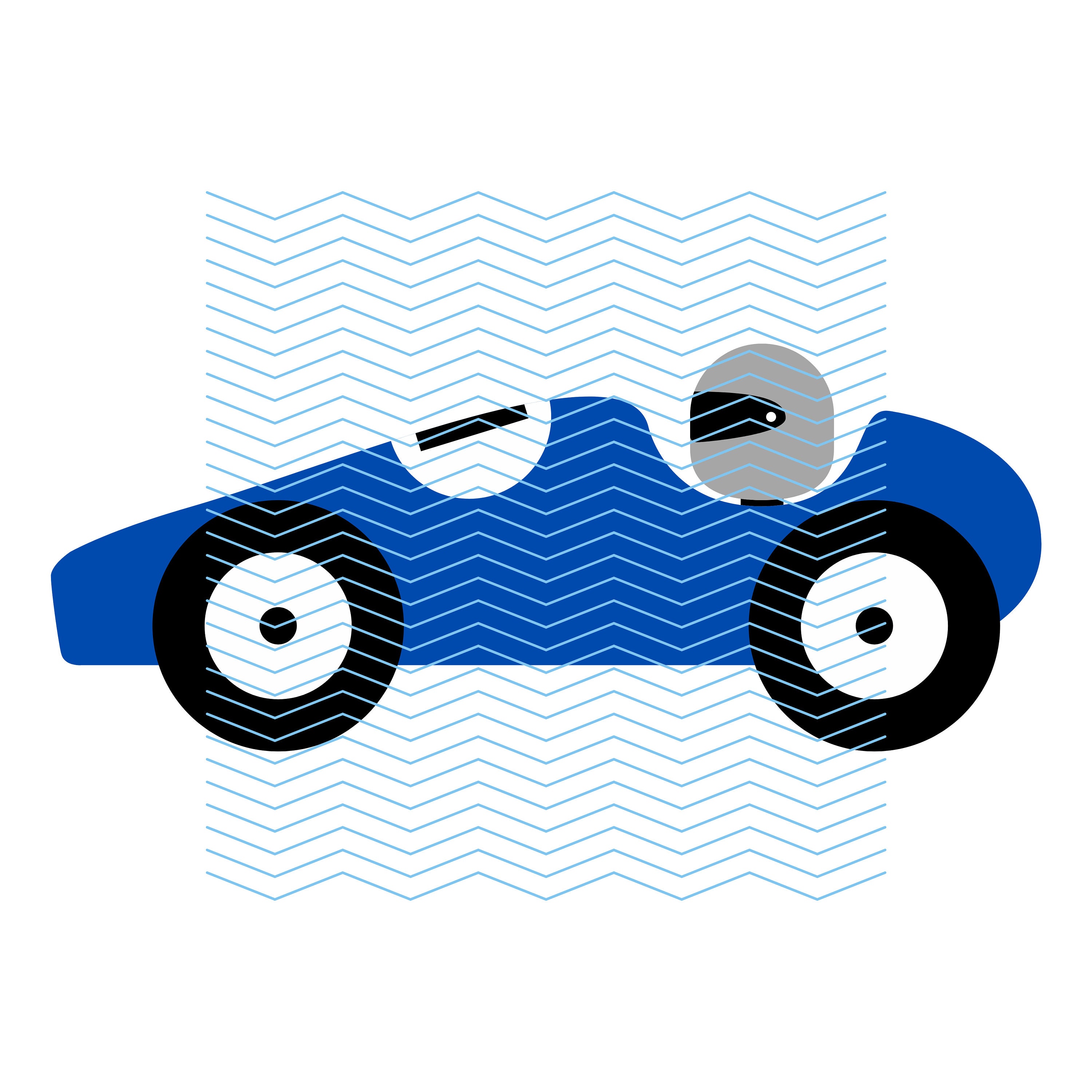 Blue Race Car Clipart