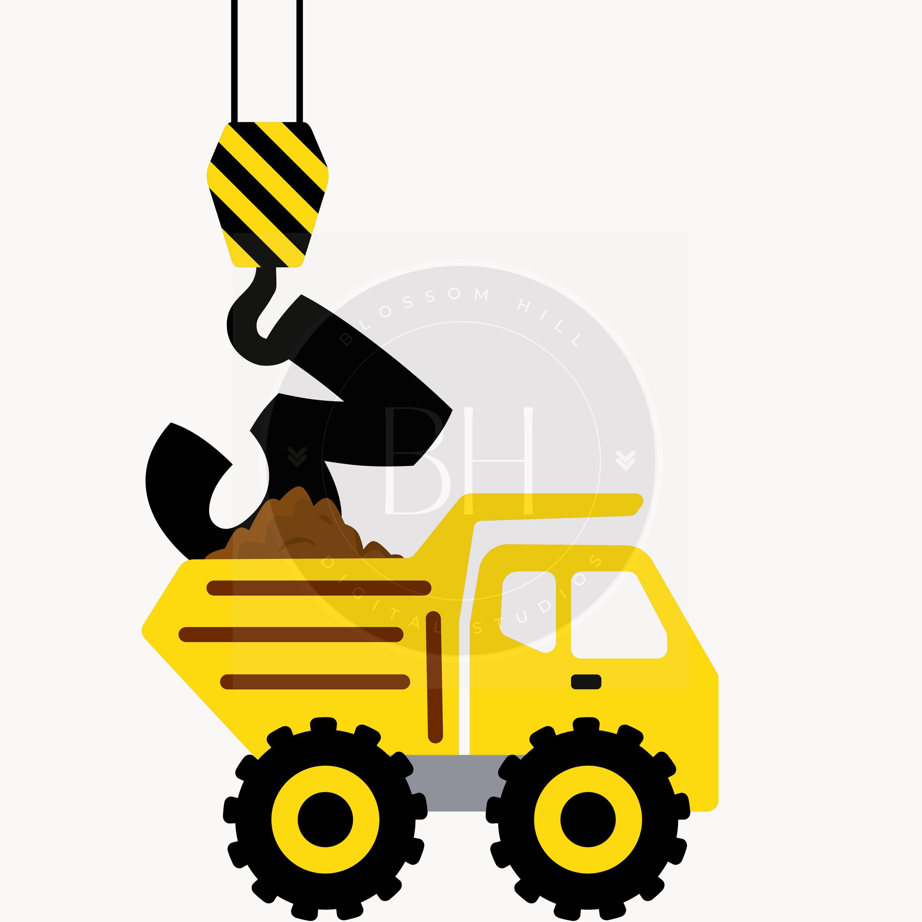 Dump Truck Number 3 SVG: Construction Birthday Design (digital Download ...