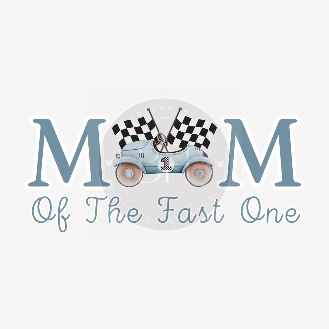 Race Car 1st Birthday PNG: Fast One Theme (digital Download - Etsy