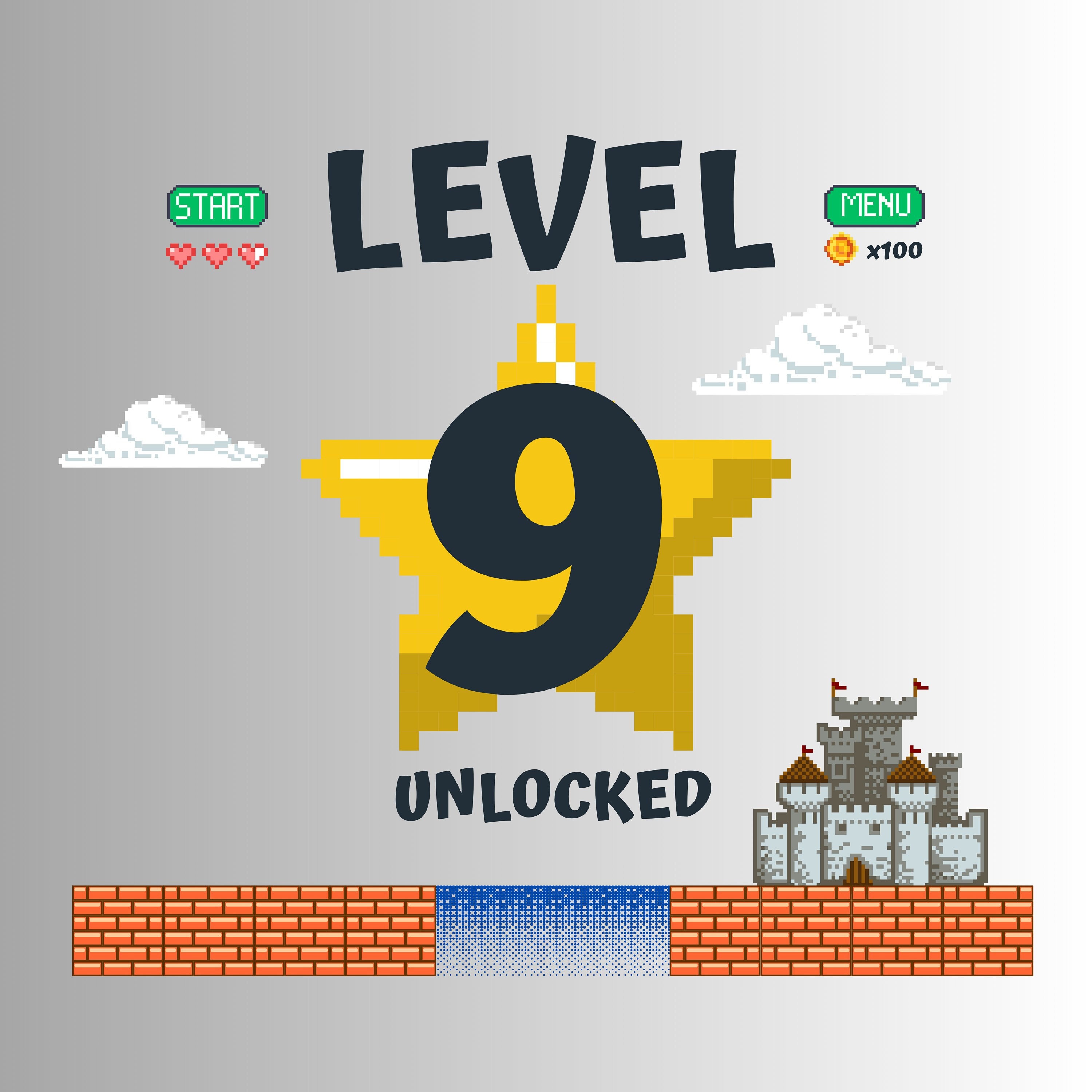 Level 9 Unlocked Birthday SVG, 9th Birthday Gamer Svg, 9 Years Old ...