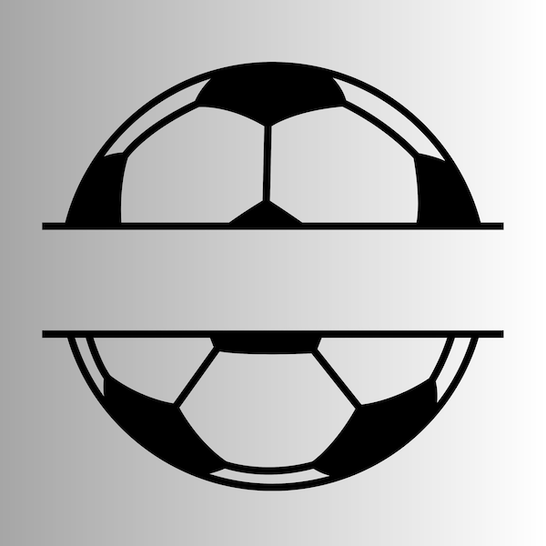 Soccer Ball With Name Space Svg - Etsy