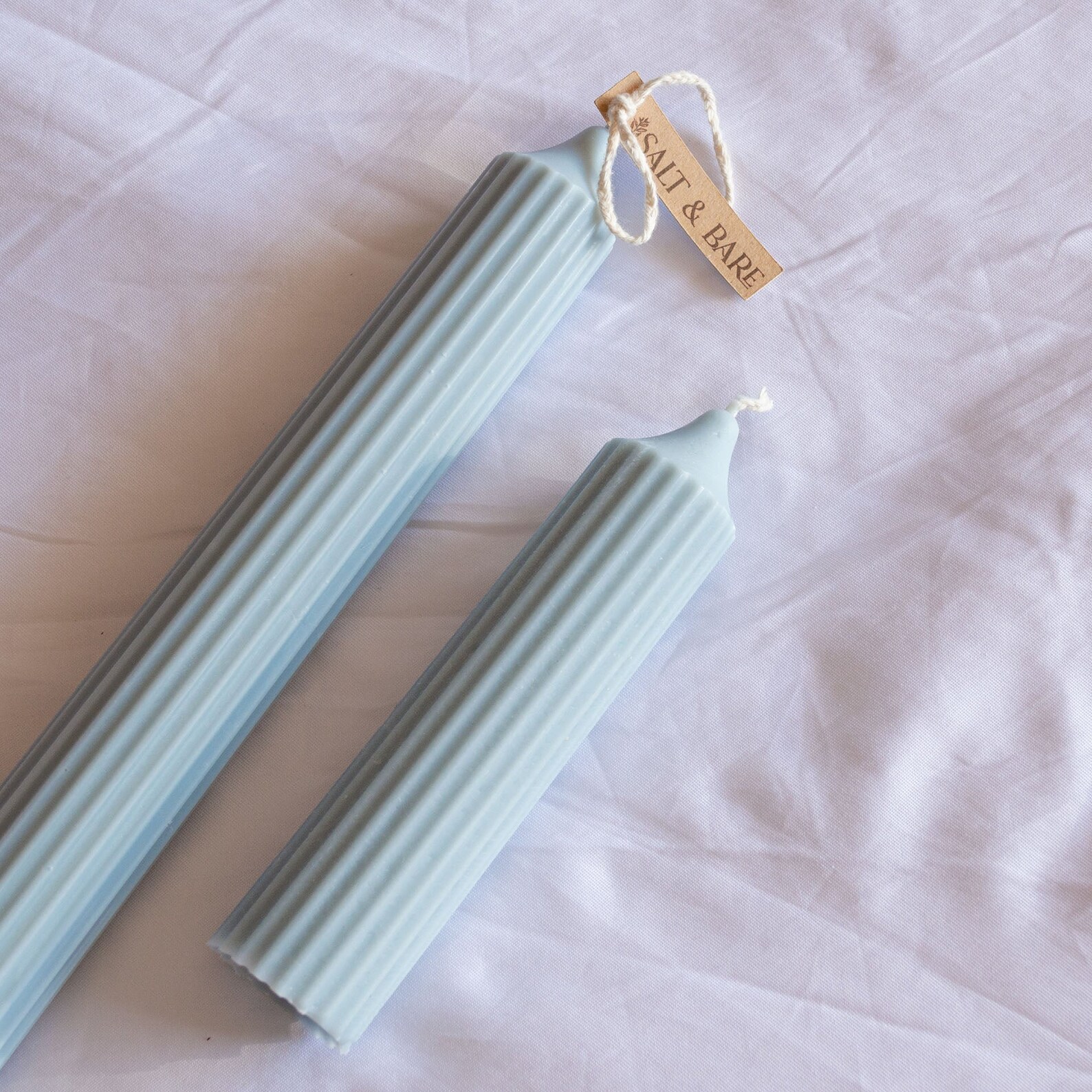 Roman Tall or Short Aesthetic Stick Candle Ripple Stick - Etsy