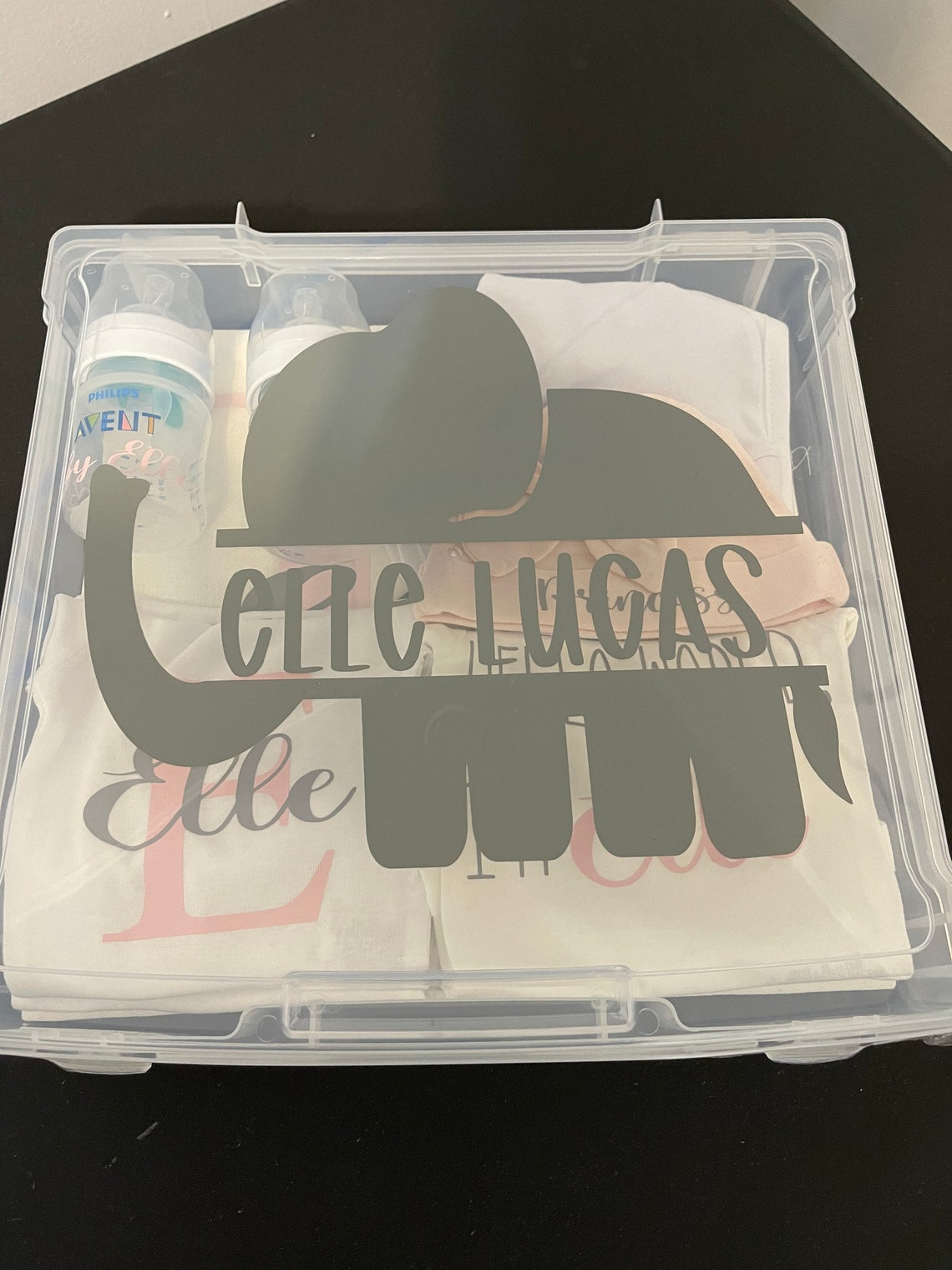 PERSONALIZED BABY BOX - Etsy
