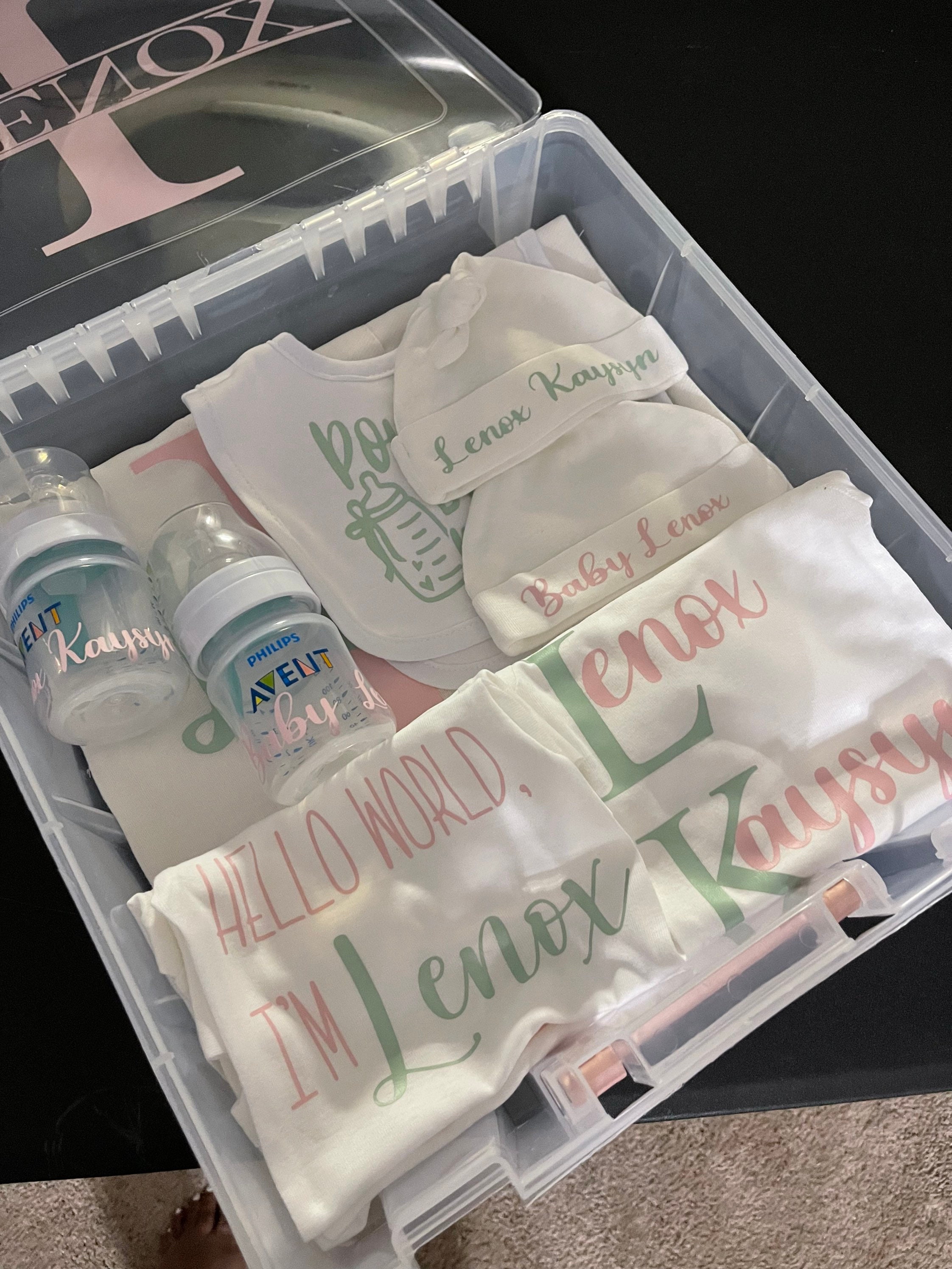 PERSONALIZED BABY BOX - Etsy