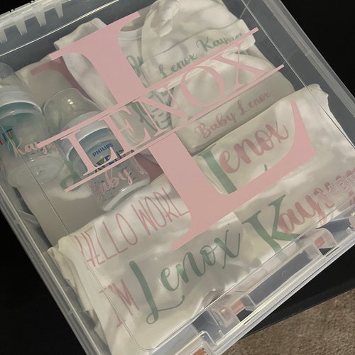 Small Personalized Baby Box Baby Boy Baby Girl - Etsy
