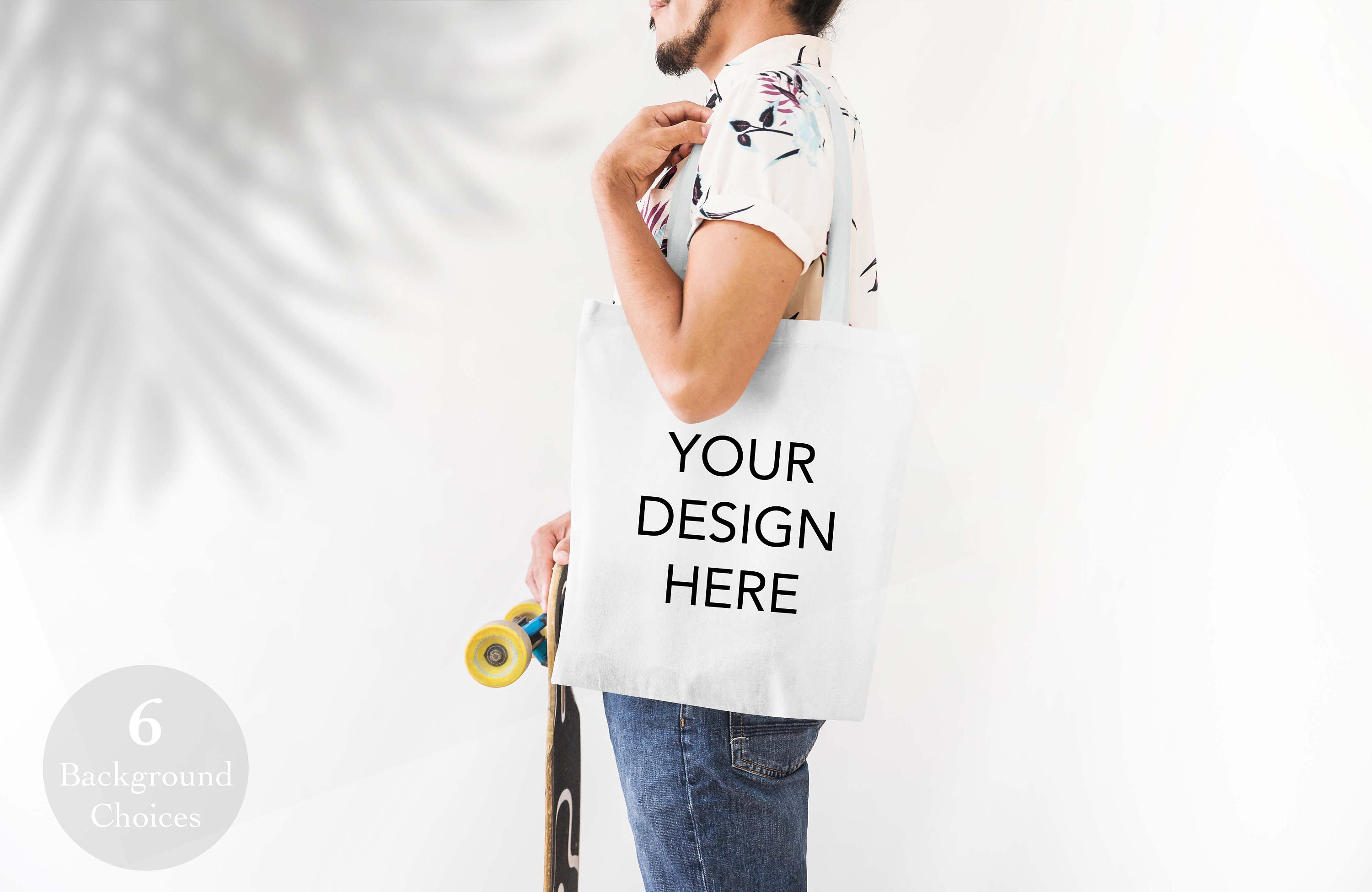 Handbag Mockup PSD, White Handbag Mockup With Background, Smart Object ...
