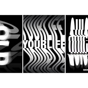 10 Editable Font Mockup PSD, Poster Template, Distorted Font, Fancy ...