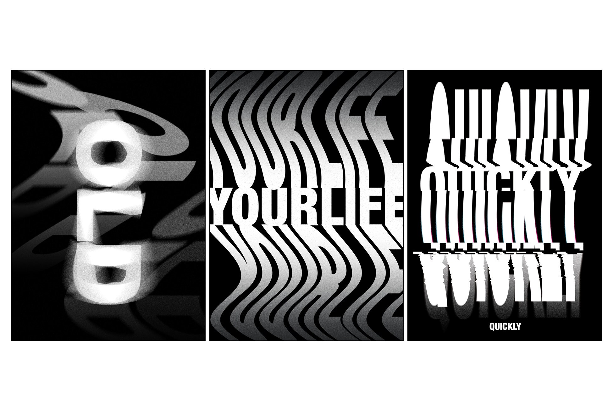 10 Editable Font Mockup PSD, Poster Template, Distorted Font, Fancy ...