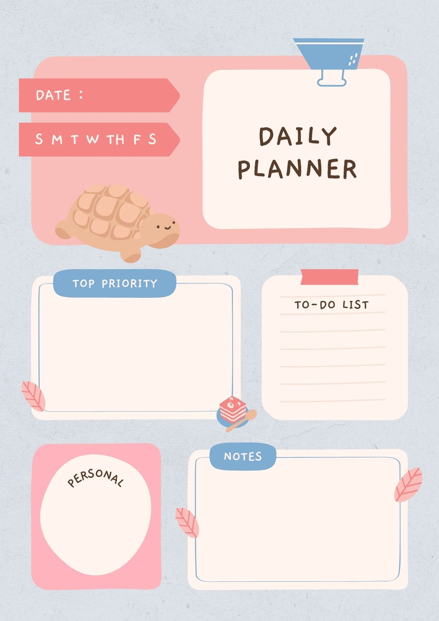 Everyday Planner for Tablets - Etsy