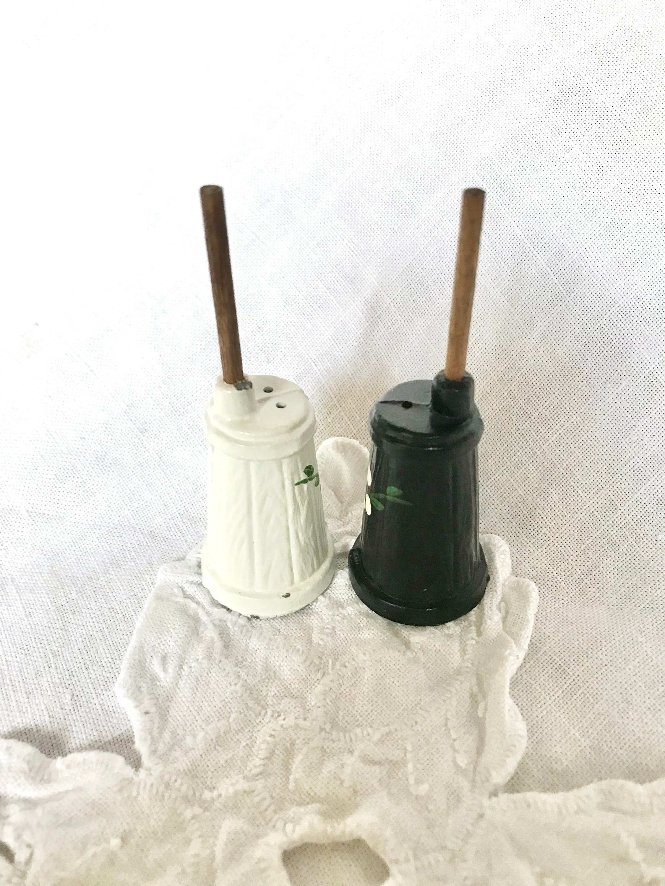 Vintage Butter Churn Salt & Pepper Shaker Set - Etsy