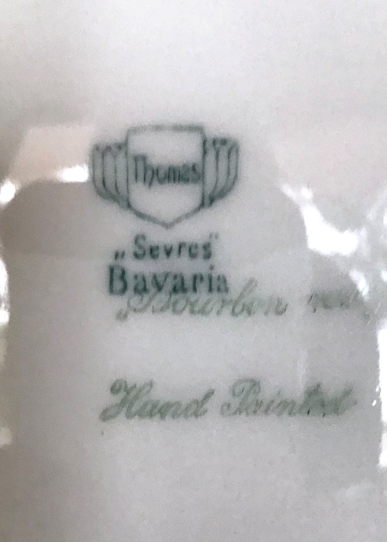 Thomas Sevres Bavaria Plate - Etsy
