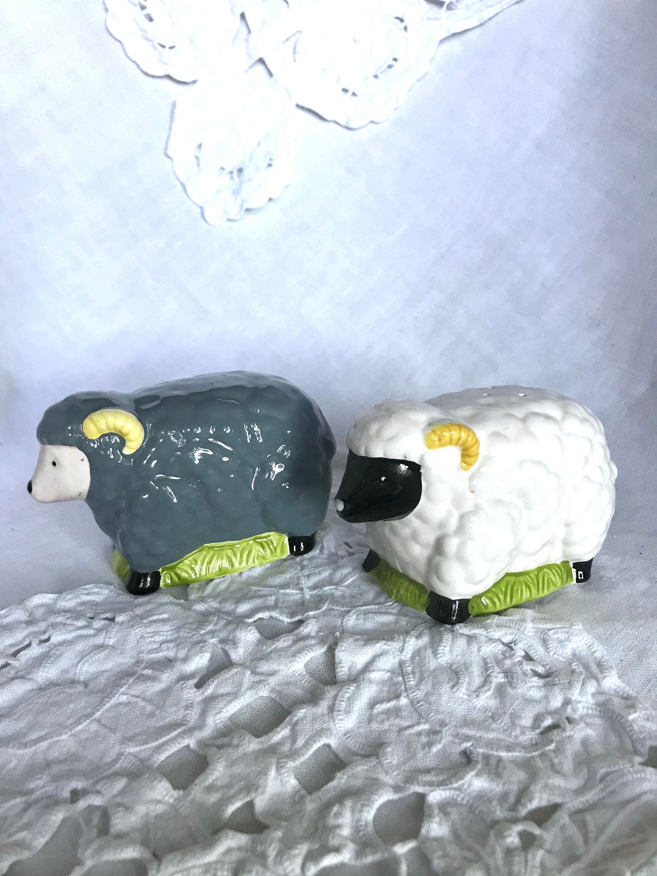 Sheep Salt and Pepper Shakers - Etsy