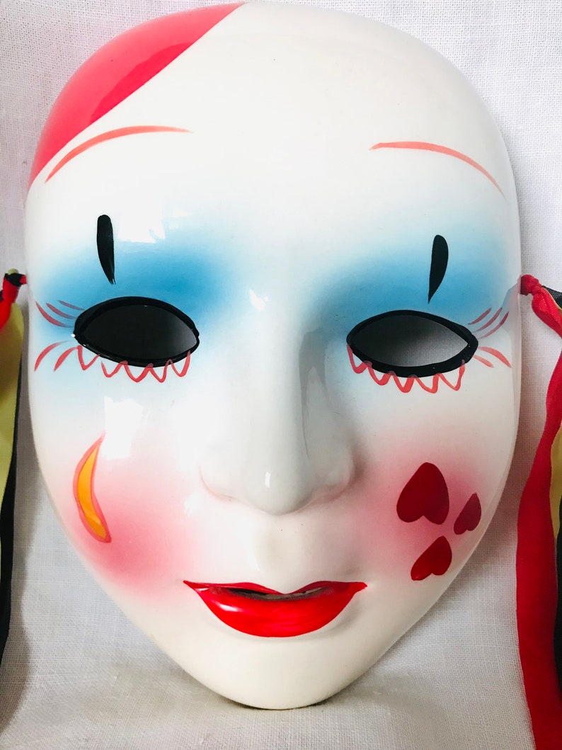 Ceramic Wall Mask - Etsy