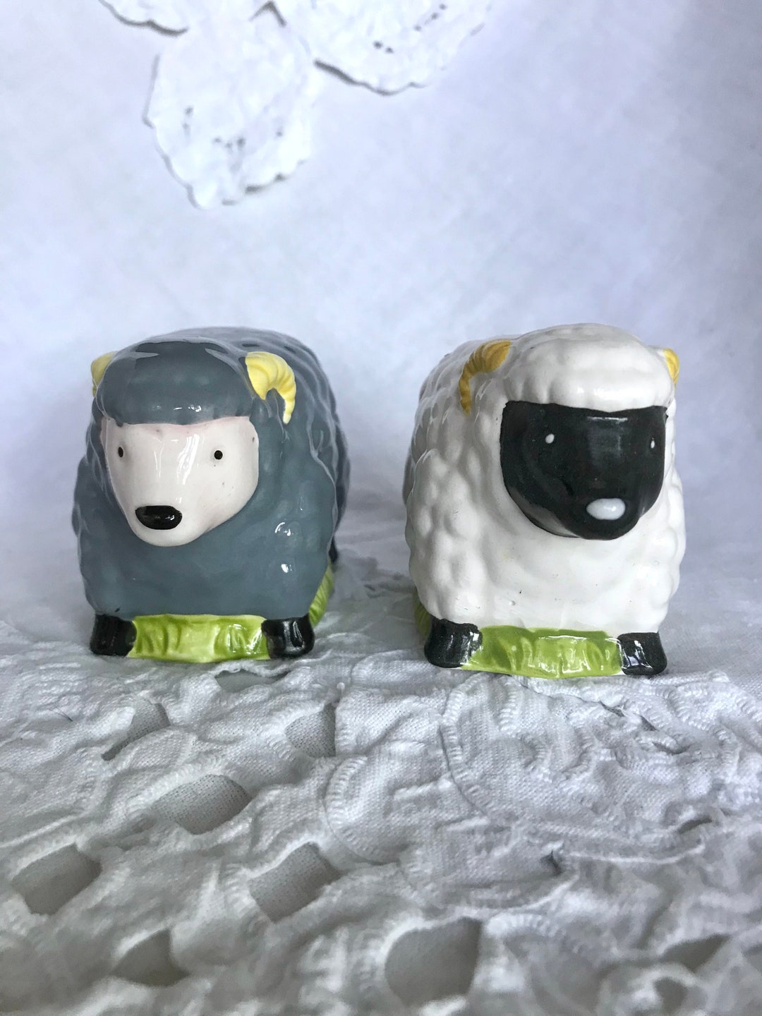 Sheep Salt and Pepper Shakers - Etsy
