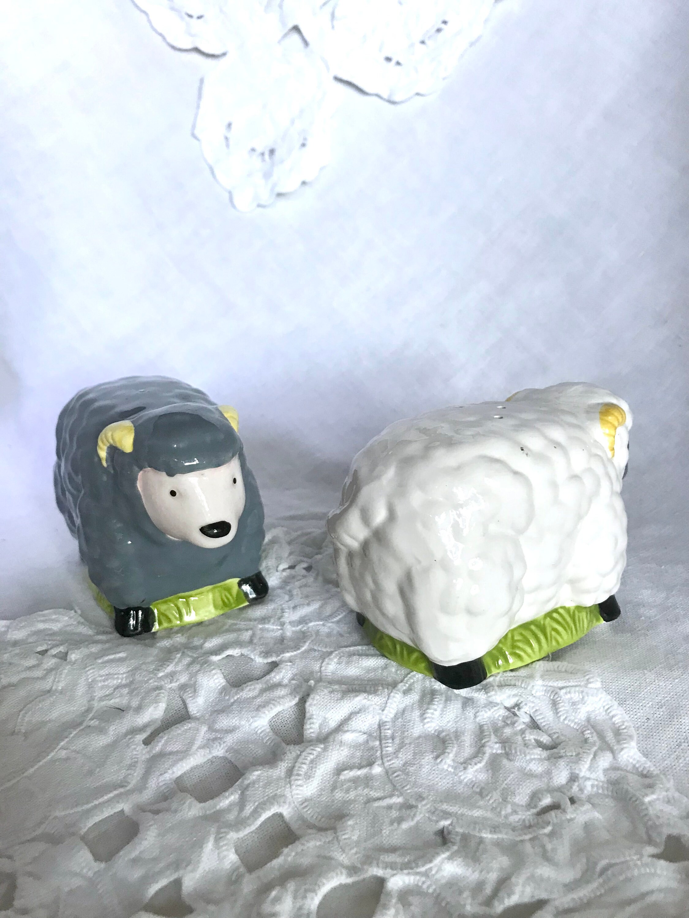 Sheep Salt and Pepper Shakers - Etsy