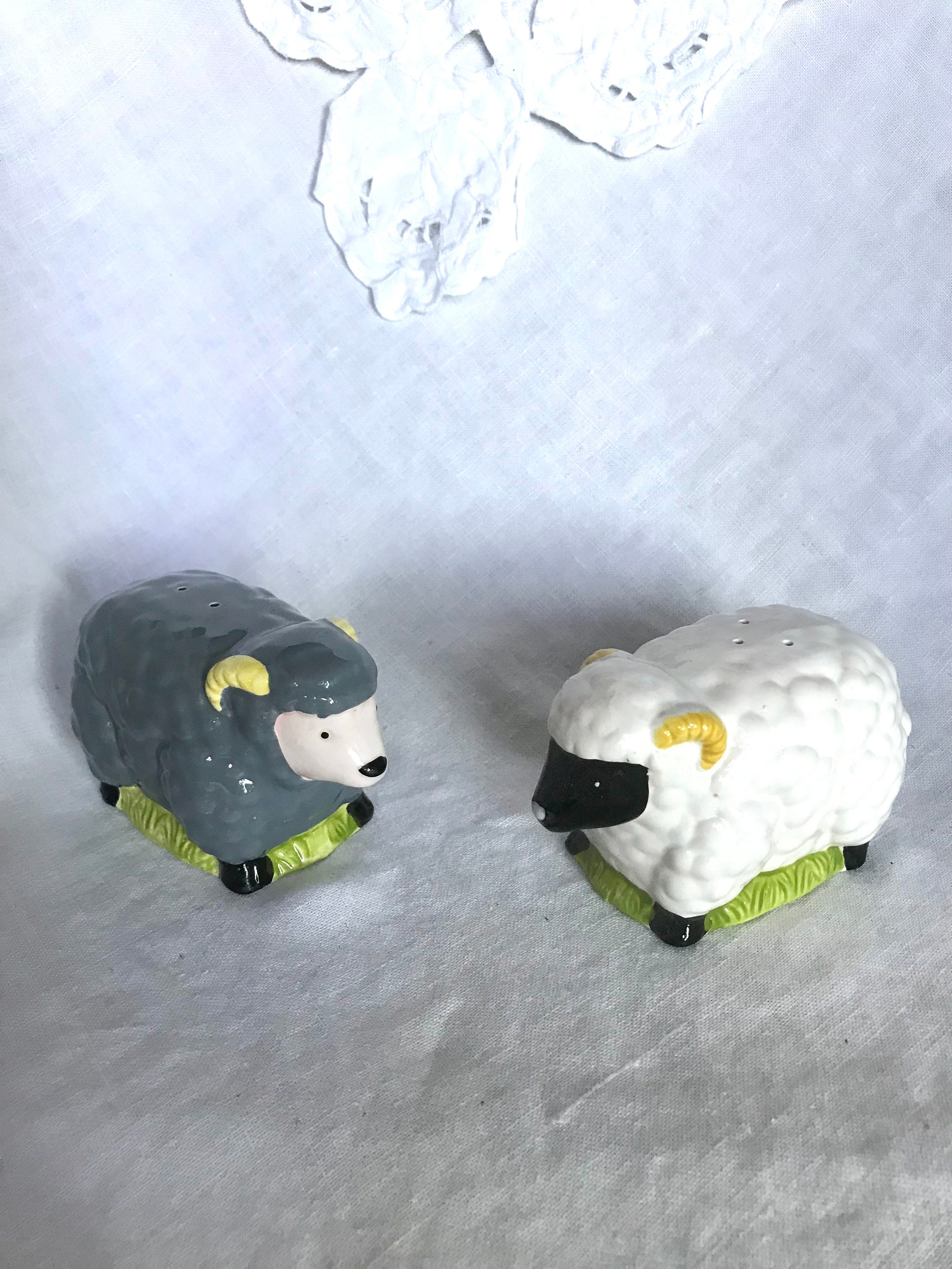 Sheep Salt and Pepper Shakers - Etsy