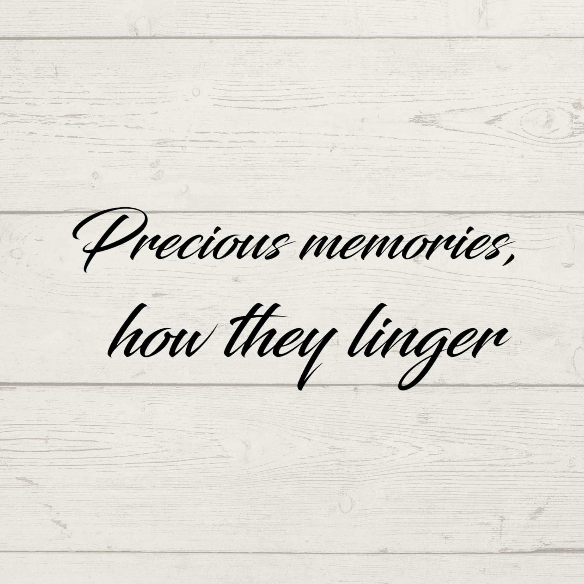 Precious Memories With Distressed Wood Background Instant Digital Wall ...