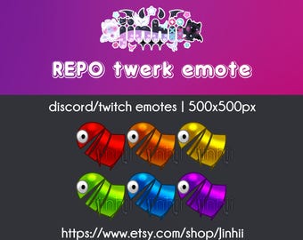 ANIMATED R.E.P.O. Emote | REPO Twerk Emote - Awkward Dance | Twitch ...