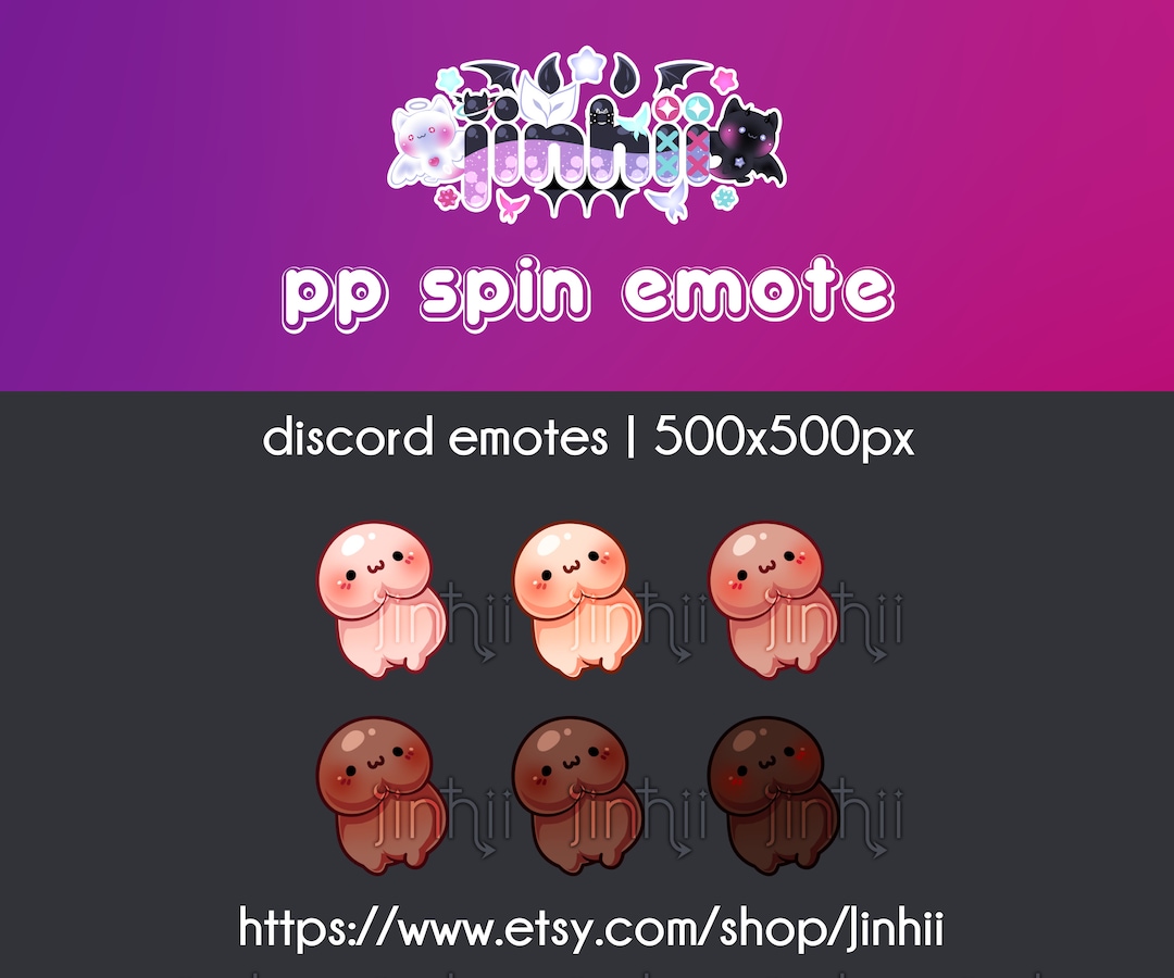 PP Spin Emote (animated) + Bonus PP Dance Emote - Etsy