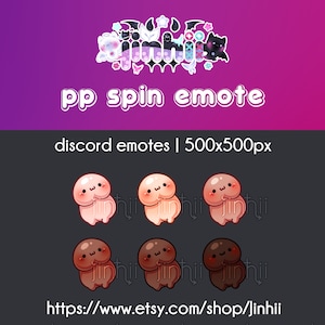PP Spin Emote (animated) + Bonus PP Dance Emote - Etsy