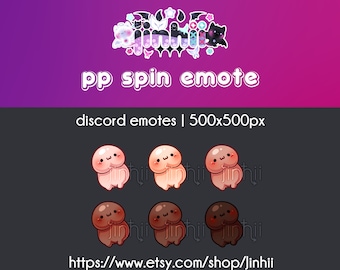 PP Spin Emote (animated) + Bonus PP Dance Emote - Etsy