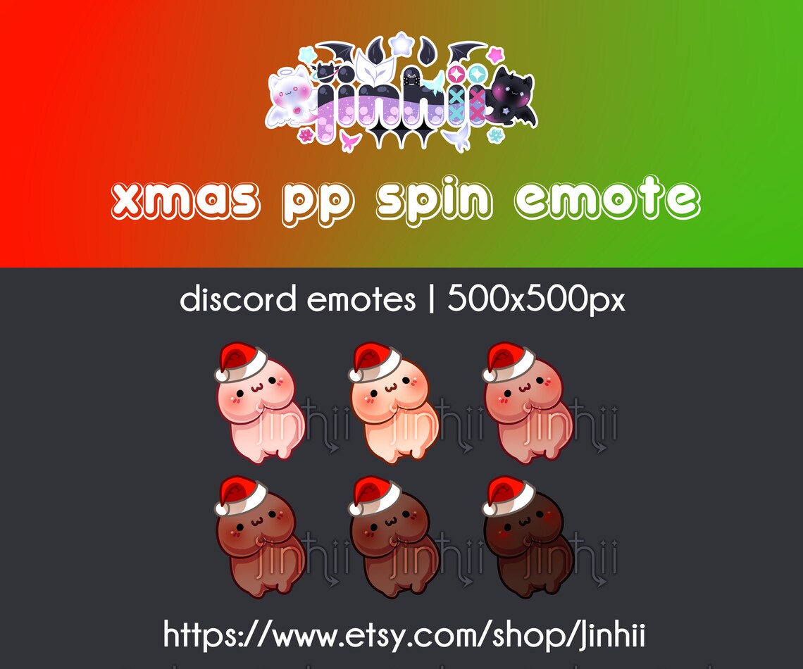 Xmas PP Spin Emote (animated) - Etsy UK