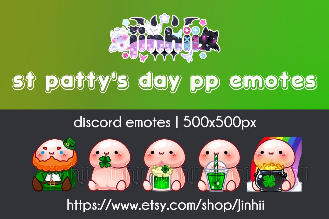 St. Patty's Day PP Emote Set - Etsy