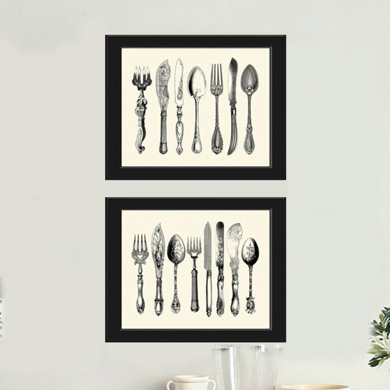 Silverware Prints - Etsy