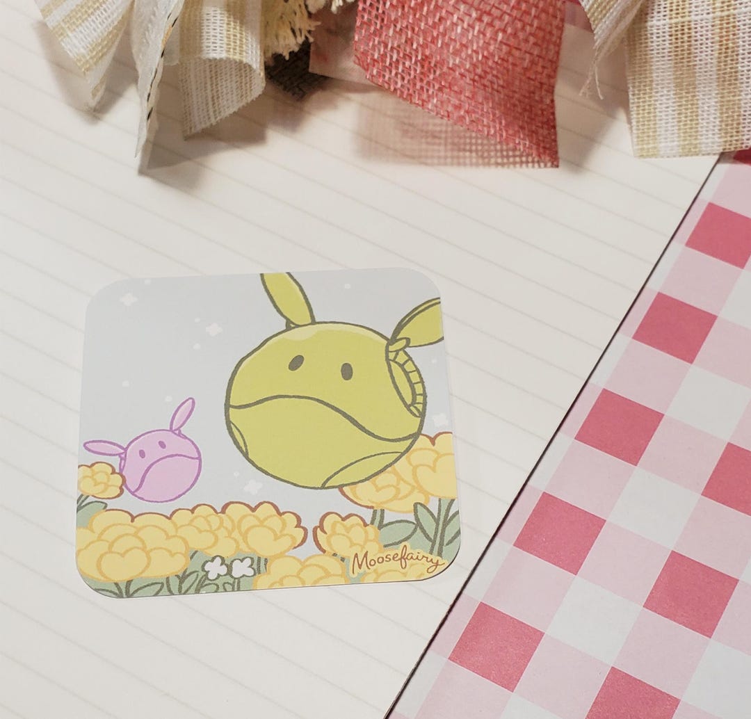 Haro Die Cut Sticker - Cute Mecha Floral Anime Design - Etsy