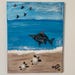 Shark Tooth Shark, Turtles and Birds at Beach - Etsy