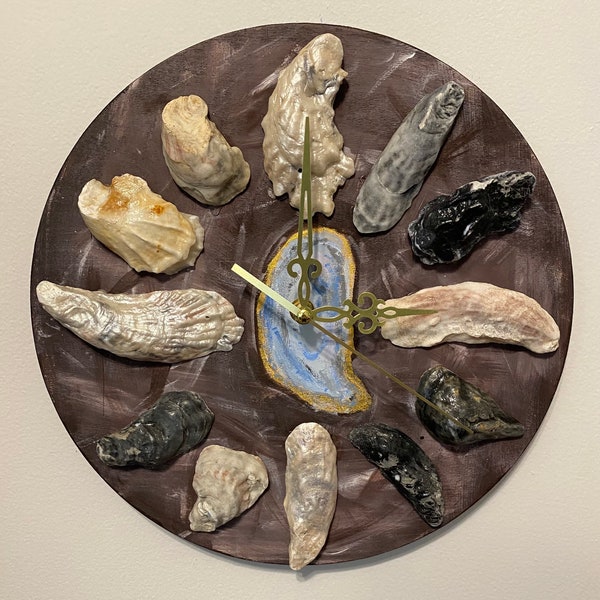 Seashell Clock - Etsy