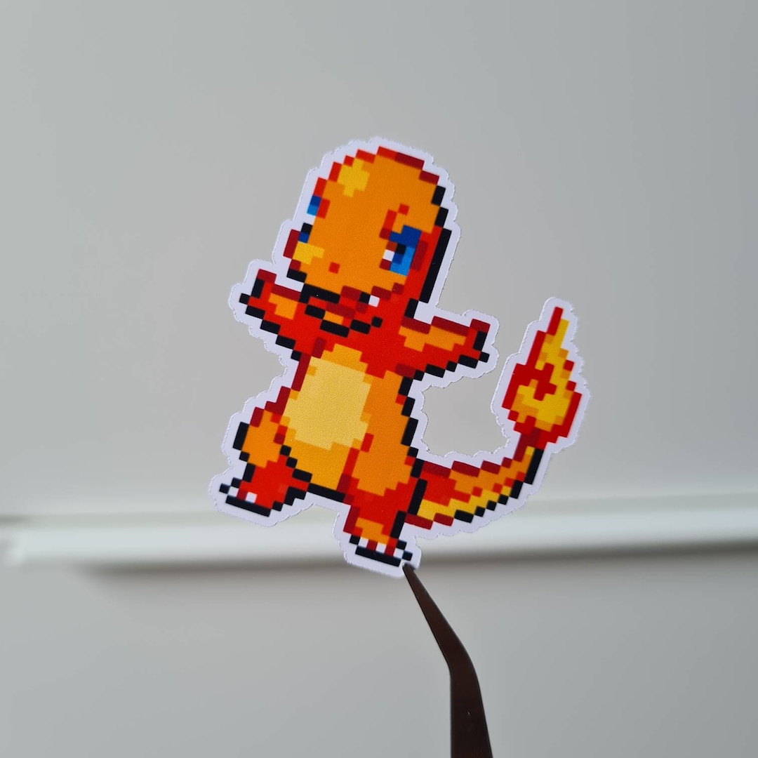 Charmander Sticker, Charmander, Pokemon Sticker, Pokemon, Vinyl Sticker ...