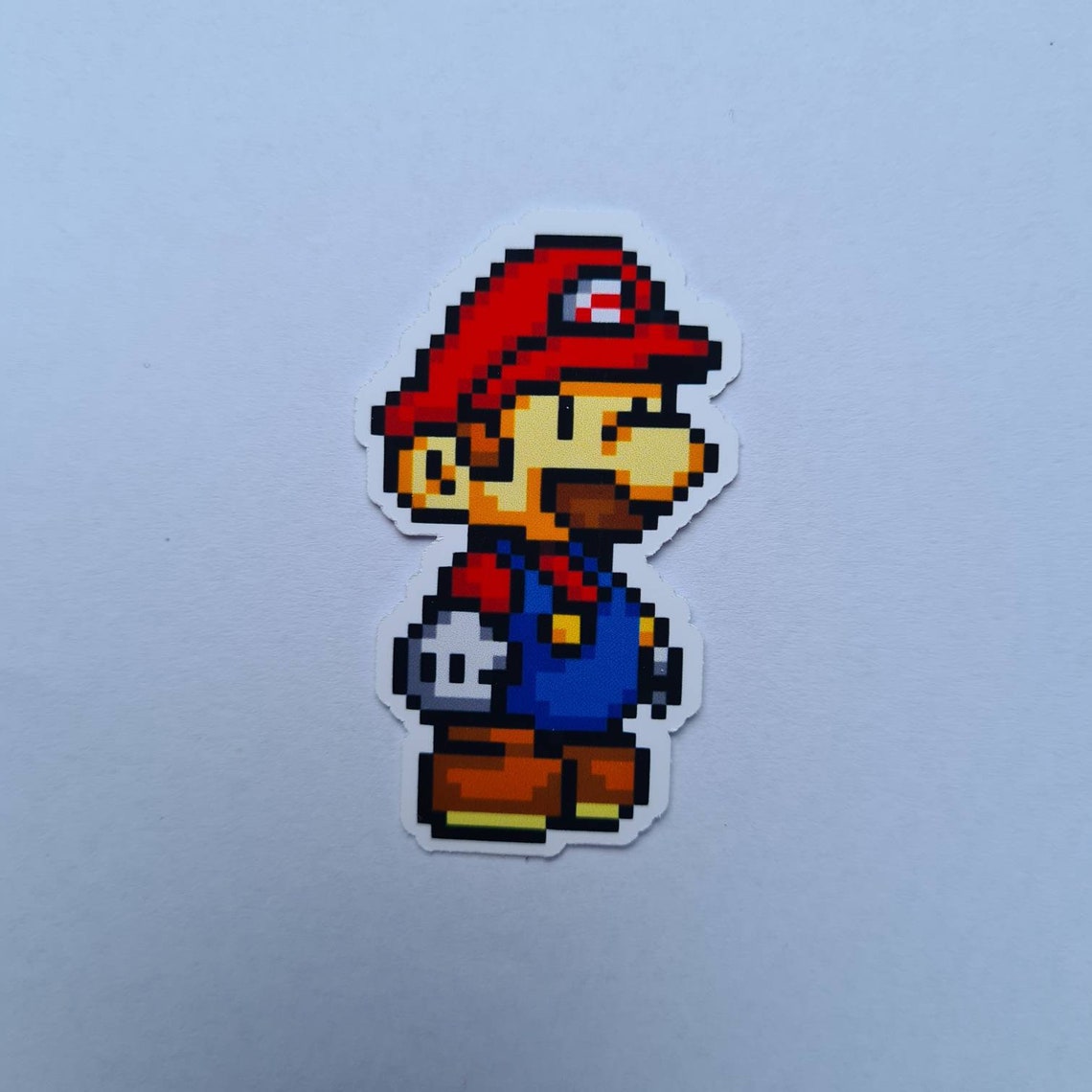 Mario Sticker, Waterproof Sticker, Vinyl Sticker, Mario, Super Mario ...