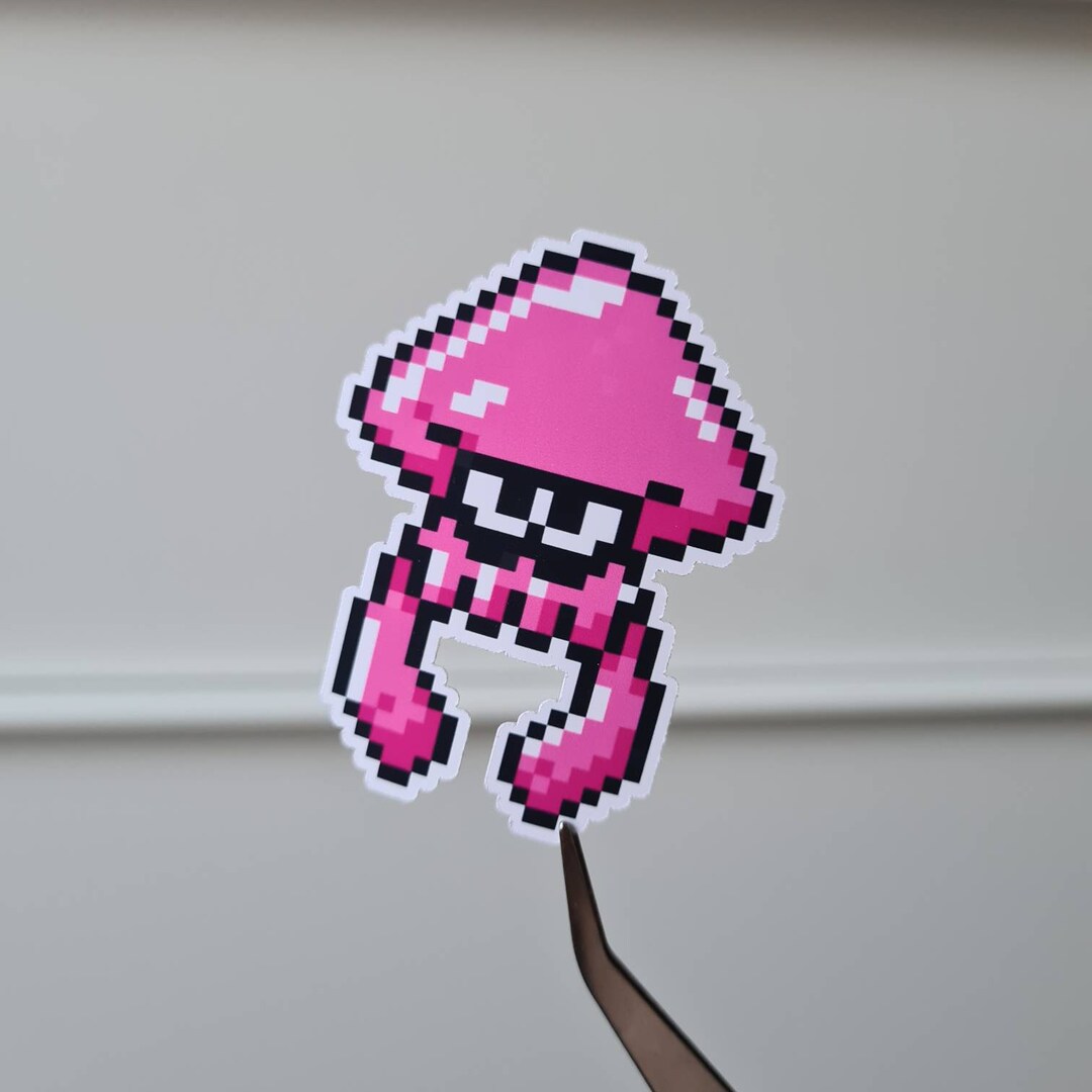 Splatoon Sticker, Splatoon, Splatoon 3, 8bit Sticker, 8bit, Vinyl ...