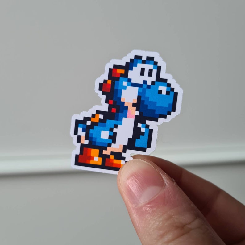 Yoshi Sticker Yoshi Nintendo Small Sticker Laptop Sticker - Etsy