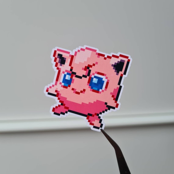 Jigglypuff Sticker Jigglypuff Pokemon Sticker Pokemon - Etsy